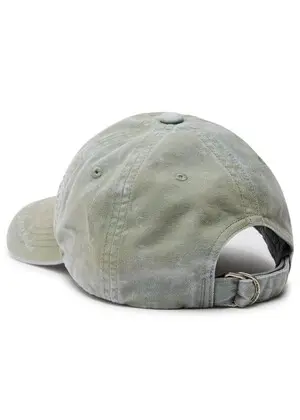 Acne Studios Logo-embroidered Cotton Cap - Grey