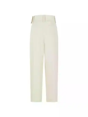 Sportmax Belt Loops Trousers - Neutrals