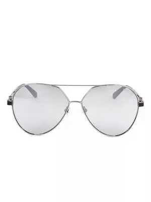 Moncler Pilot Frame Sunglasses - Silver