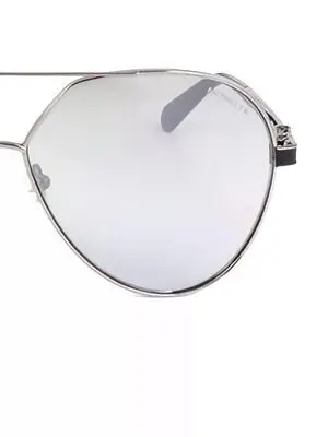 Moncler Pilot Frame Sunglasses - Silver