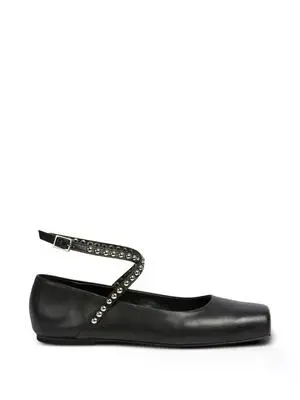 Liviana Conti Flavienne Studded-strap Ballet Flats