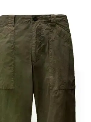 C.P. COMPANY Straight Trousers With Patch Pockets - Green