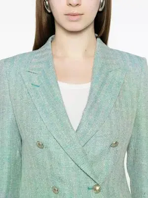 Tagliatore Herringbone Double-breasted Jacket
