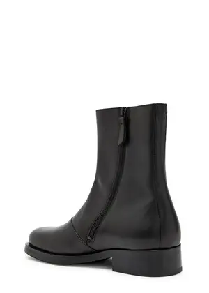 Our Legacy Camion Leather Ankle Boots - Black