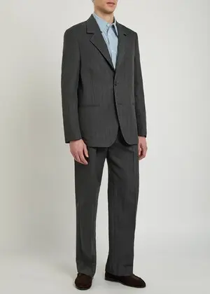 Our Legacy Unconstructed Ceremony Pinstriped Woven Blazer - Stripe