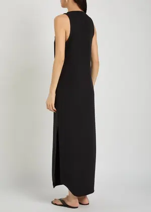 Wardrobe.NYC Stretch-crepe Maxi Dress - Black