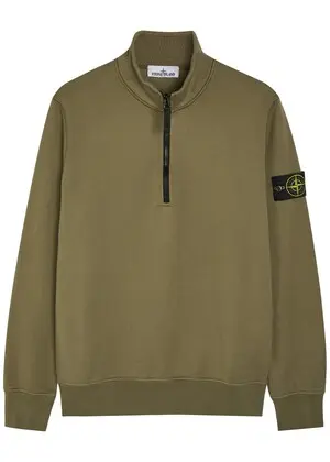 Stone Island Cotton Half-zip Sweatshirt