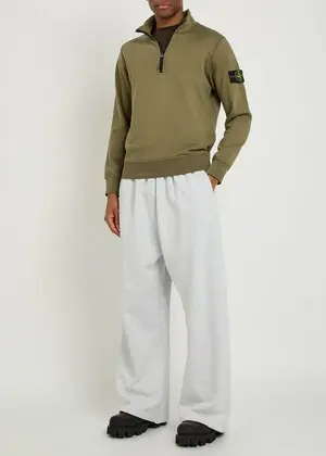 Stone Island Cotton Half-zip Sweatshirt