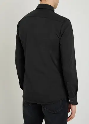 BOSS Hank Jersey Shirt - Black