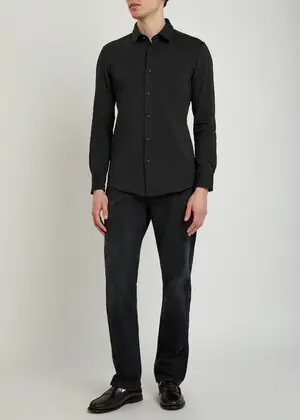 BOSS Hank Jersey Shirt - Black