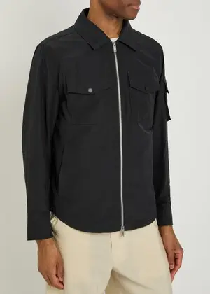 Moose Knuckles Charlesbourg Shell Overshirt - Black