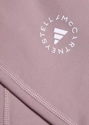 Stella McCartney Adidas X 7/8 Stretch-jersey Cropped Leggings - Purple