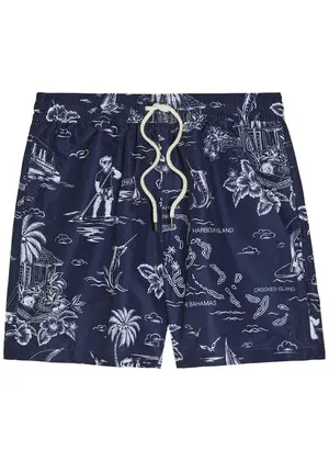 Polo Ralph Lauren Printed Swim Shorts - Blue