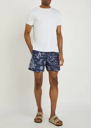 Polo Ralph Lauren Printed Swim Shorts - Blue