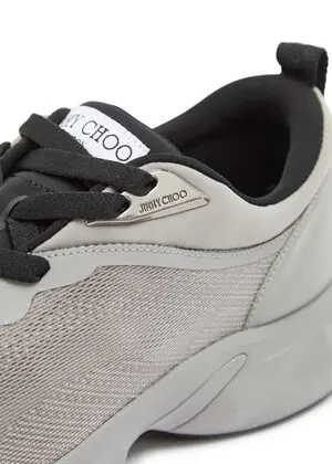 JIMMY CHOO Diamond Run Mesh Sneakers - Grey