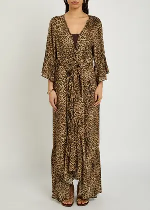Melissa Odabash Manon -print Woven Cover-up Robe