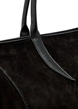 METIER Incognito 42 Suede Tote Bag - Black