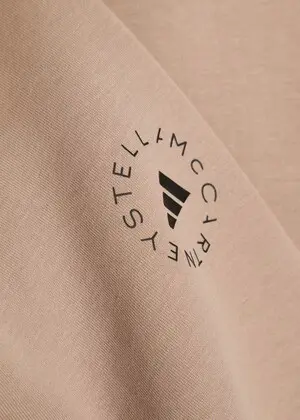 Stella McCartney Adidas X Logo-print Cotton Sweatpants - Brown