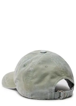 Acne Studios Logo-embroidered Cotton Cap - Grey