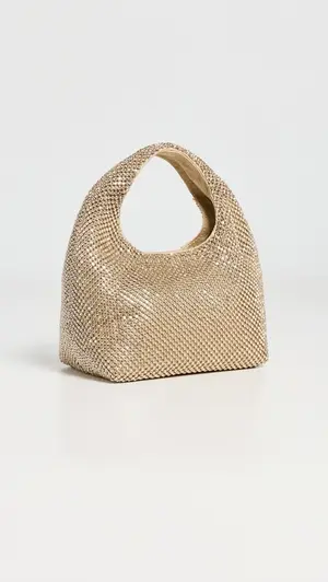 LOEFFLER RANDALL Kenzie Mini Bucket Clutch - Shadow Gold