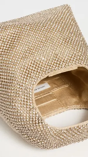 LOEFFLER RANDALL Kenzie Mini Bucket Clutch - Shadow Gold