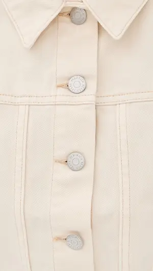 Veronica Beard Malcom Denim Jacket - Ecru