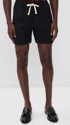 MCTAVISH Linen Blend Shorts