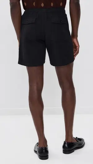 MCTAVISH Linen Blend Shorts