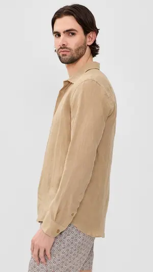 Orlebar Brown Giles Stitched Top - Biscuit
