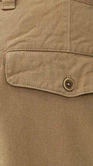 MCTAVISH Pleated Hemp Blend Shorts