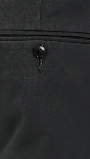 Madewell Cotton Twill Single Pleat Pants