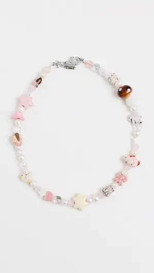 IAN CHARMS Beaded Necklace