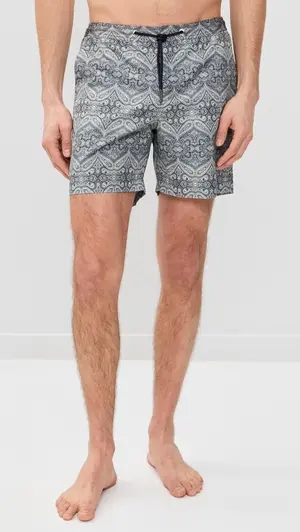 Orlebar Brown Bulldog Drawcord Swim Trunks - Night Iris