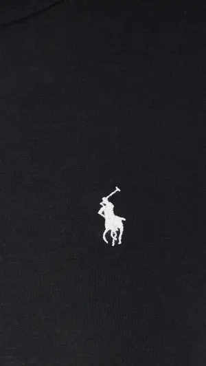 Polo Ralph Lauren Short Sleeve Thong Bodysuit - Onyx