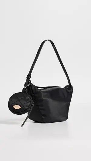 Mz Wallace Small Waverly Hobo Bag - Black