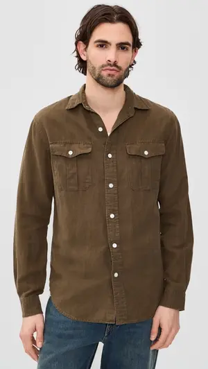 Polo Ralph Lauren Original Label Silk Canvas Ranger Shirt