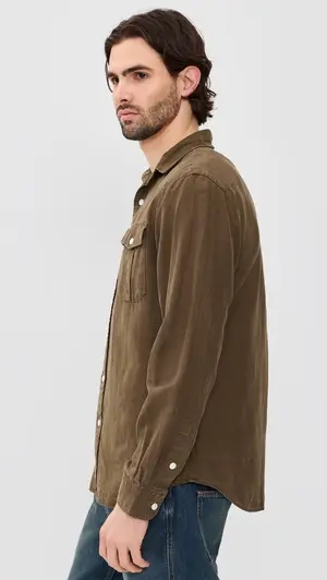 Polo Ralph Lauren Original Label Silk Canvas Ranger Shirt