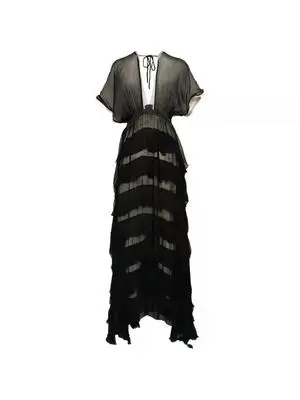 MES DEMOISELLES Ruffled Maxi Dress