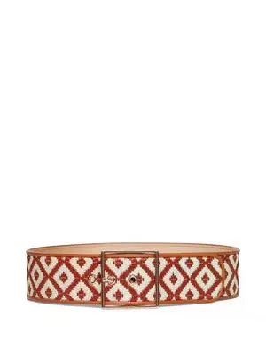 Max Mara Wide Fabric Belt - Brown