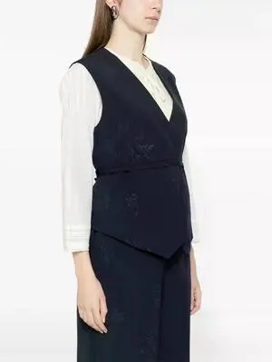 TWINSET Embroidered Floral Waistcoat