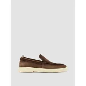 Officine Creative Bones 002 Suede Loafer - Brown