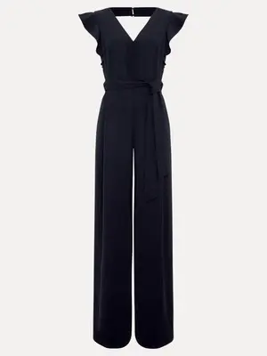 PHASE EIGHT Kallie Frill V-neck Jumpsuit