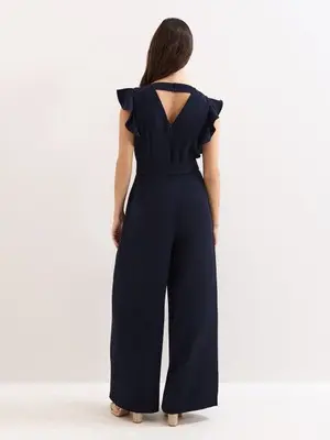 PHASE EIGHT Kallie Frill V-neck Jumpsuit