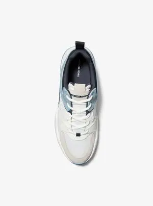 Michael Kors Chase Mixed-media Trainer