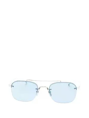 Thom Browne Browline Sunglasses - Silver