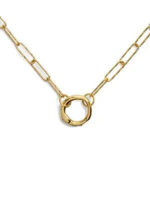 Monica Vinader Textured Chain Necklace