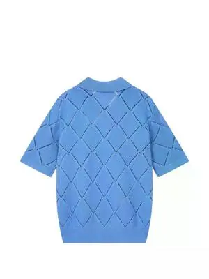 STUDIO TOMBOY Diamond Jacquard Knit - Blue