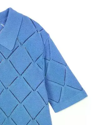 STUDIO TOMBOY Diamond Jacquard Knit - Blue