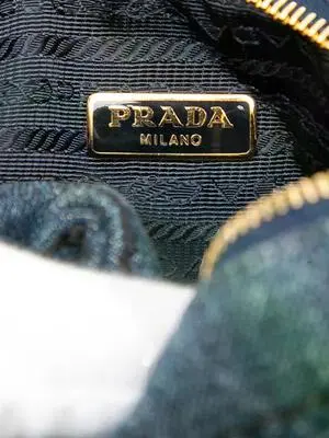 Prada 2000-2013 Denim Cosmetic Pouch