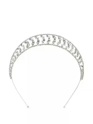 JENNIFER BEHR Alessa Crystal Tiara - Silver